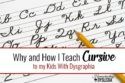 Why and How I Teach Cursive to my Kids With Dysgraphia | Homeschooling ...