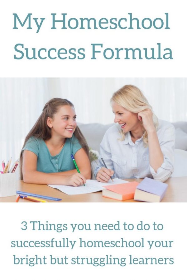 My Homeschool Success Formula | Homeschooling with Dyslexia